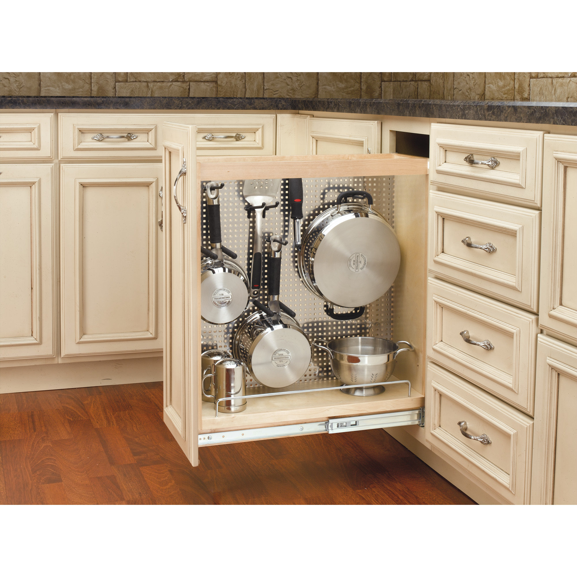 Rev-A-Shelf Base Cabinet Pull Out Pantry | Wayfair