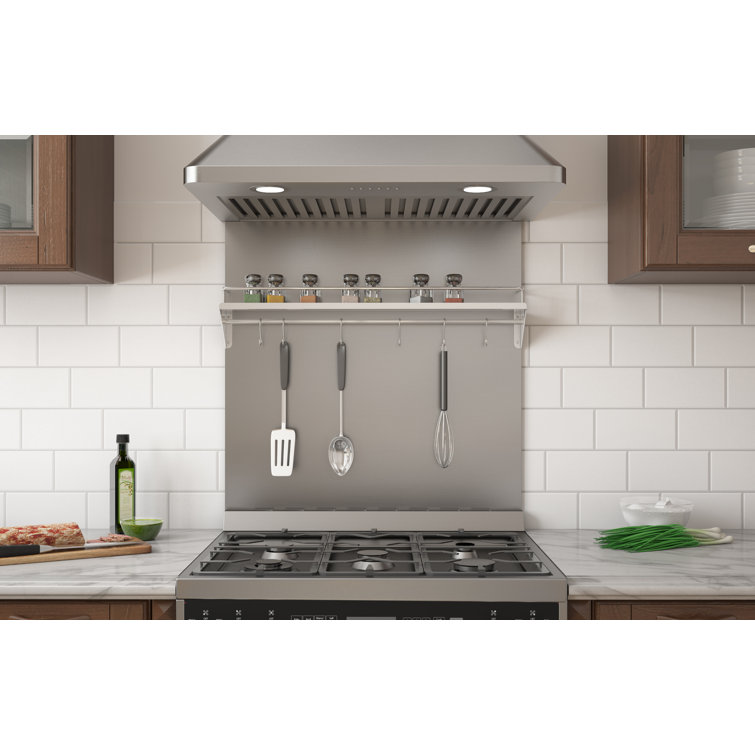 Ancona Backsplash Wall Mounted Pot Rack & Reviews - Wayfair Canada