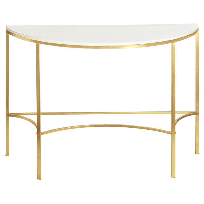 ellahome Elite 48'' Genuine Marble Console Table | Perigold