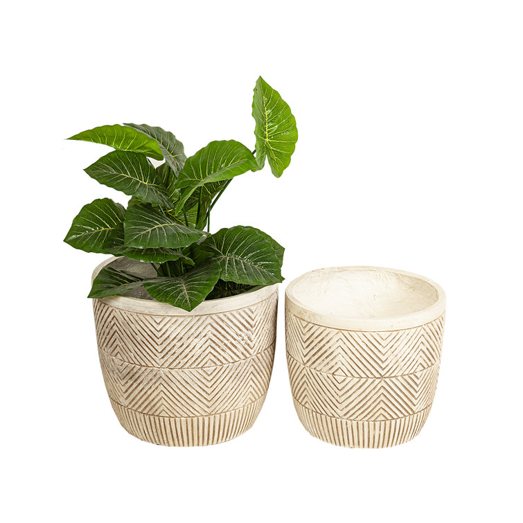 Brayden Studio Set 2 Ceramic Pot Covers | Wayfair.co.uk