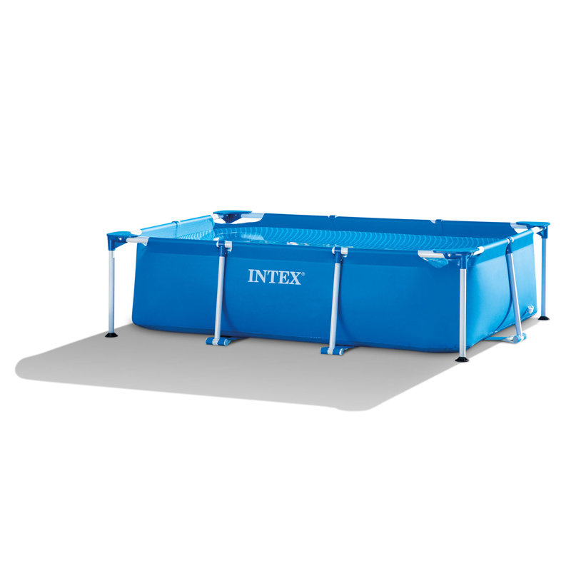 Intex 2.13 ft x 8.5 ft x 5.3 ft Steel Frame Set Pool | Wayfair