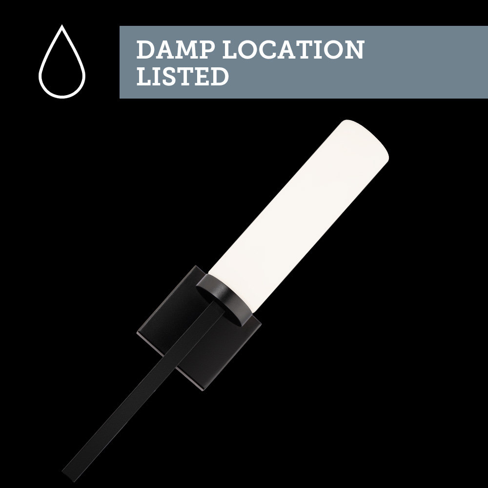 dweLED Saltaire 1 - Light LED Armed Sconce | Perigold