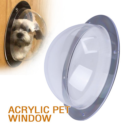 Tucker Murphy Pet™ Pets Dogs Cats Acrylic Dome Fence Window Hemisphere ...