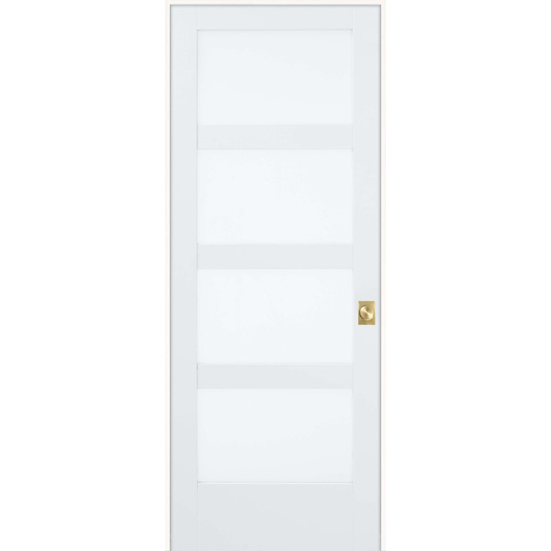 JELD-WEN EVELIN 4-Lite Wood and Privacy Glass Primed Prehung Interior ...