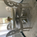 Madison Park Signature Helena Round Wood Pedestal Dining Table ...