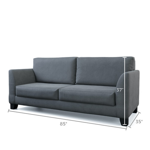 Latitude Run® Miles 84'' Upholstered Sofa & Reviews | Wayfair