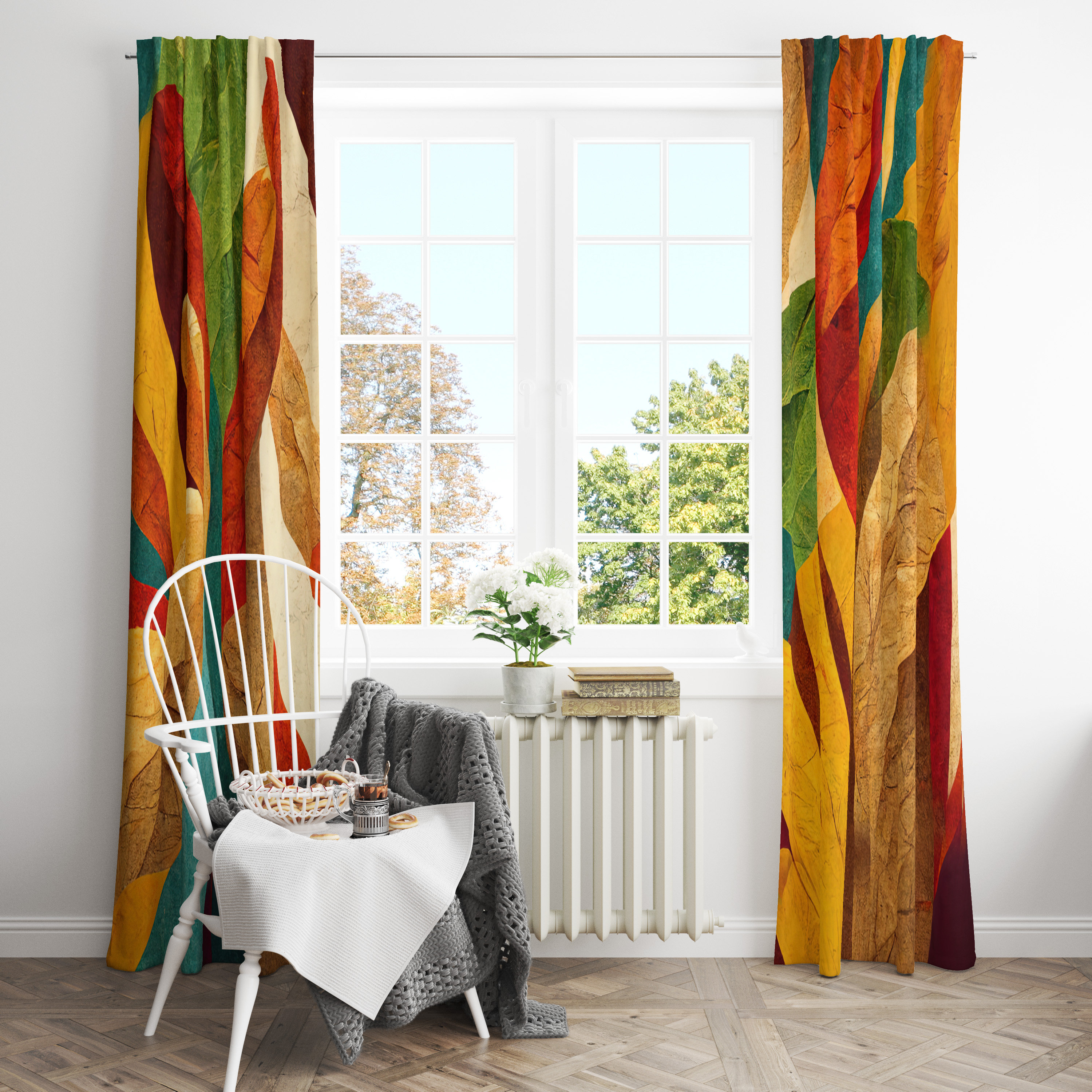 Folk N Funky Polyester Curtain | Wayfair