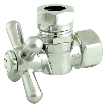 Elements of Design 1.87" Decorative Quarter Turn Valve with Cross ...