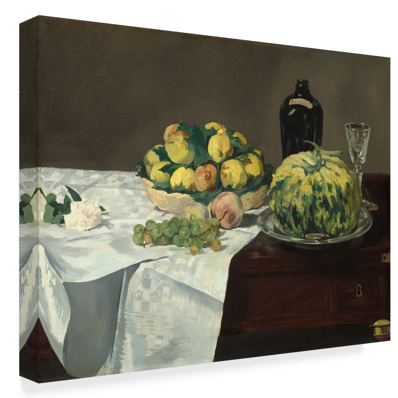 Vault W Artwork Edouard Manet Still Life With Melon And Peaches by ...