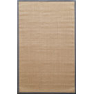 Beachcrest Home Teddy Jute/Sisal Area Rug in Beige/Black & Reviews ...