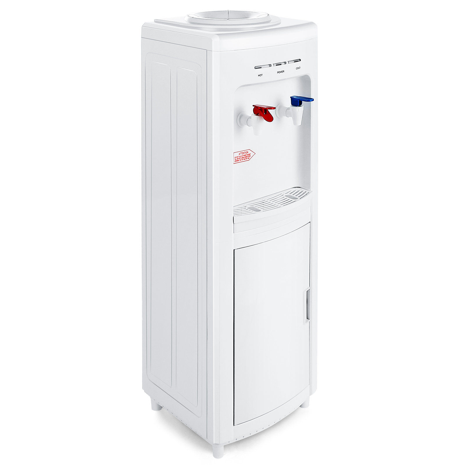 Artist Hand Freestanding Top Loading Electric Water Cooler with Hot and ...