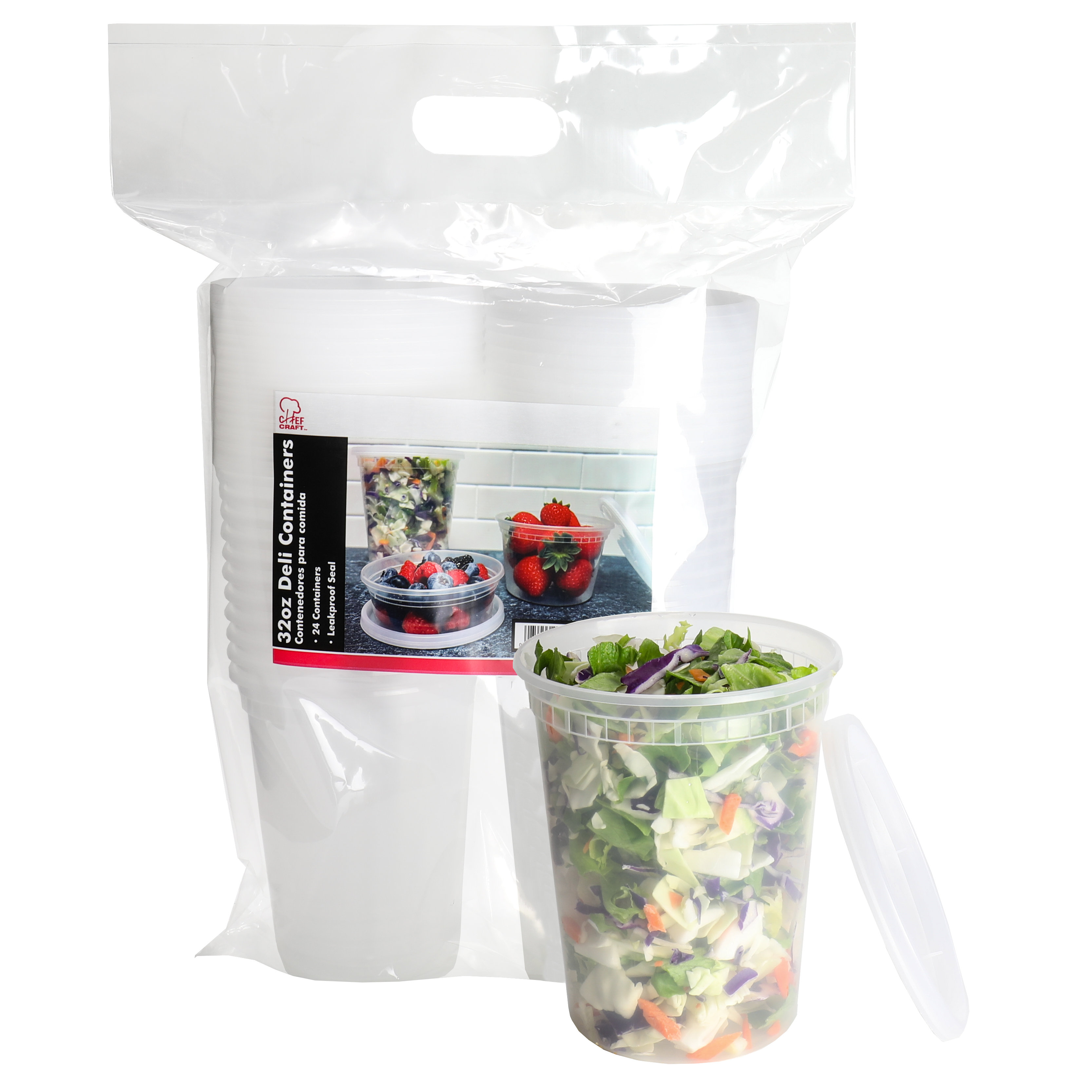Chef Craft Deli Container 32 Oz 24 Count | Wayfair