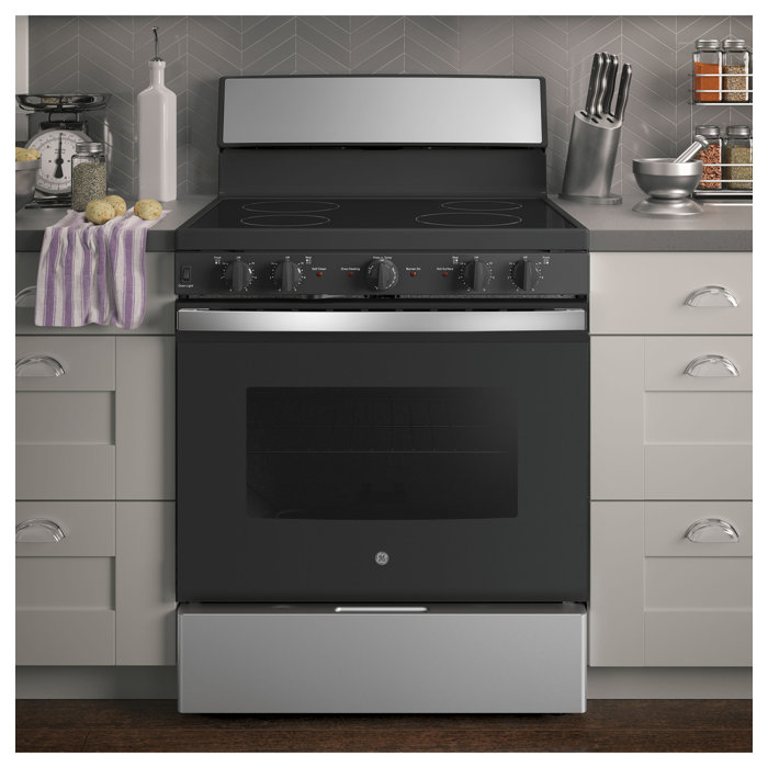 GE Appliances 30" 5 Cubic Feet Electric Freestanding Range | Wayfair