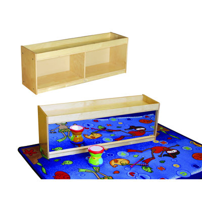 Kids' Station Daycare Toddler Ledge Portable 2 Compartment Shelving ...