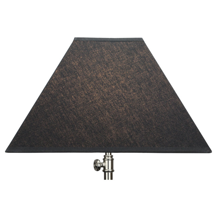 Fenchel Shades 6" H x 11" W Square Lamp Shade - (Spider Attachment ...