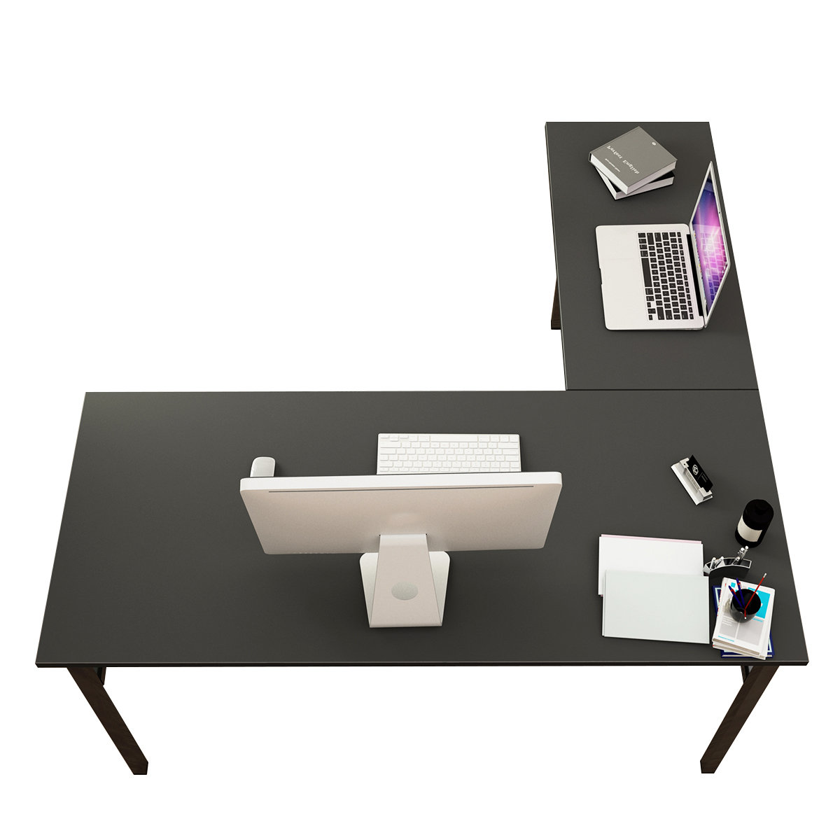 Inbox Zero Reversible L-Shape Desk & Reviews | Wayfair