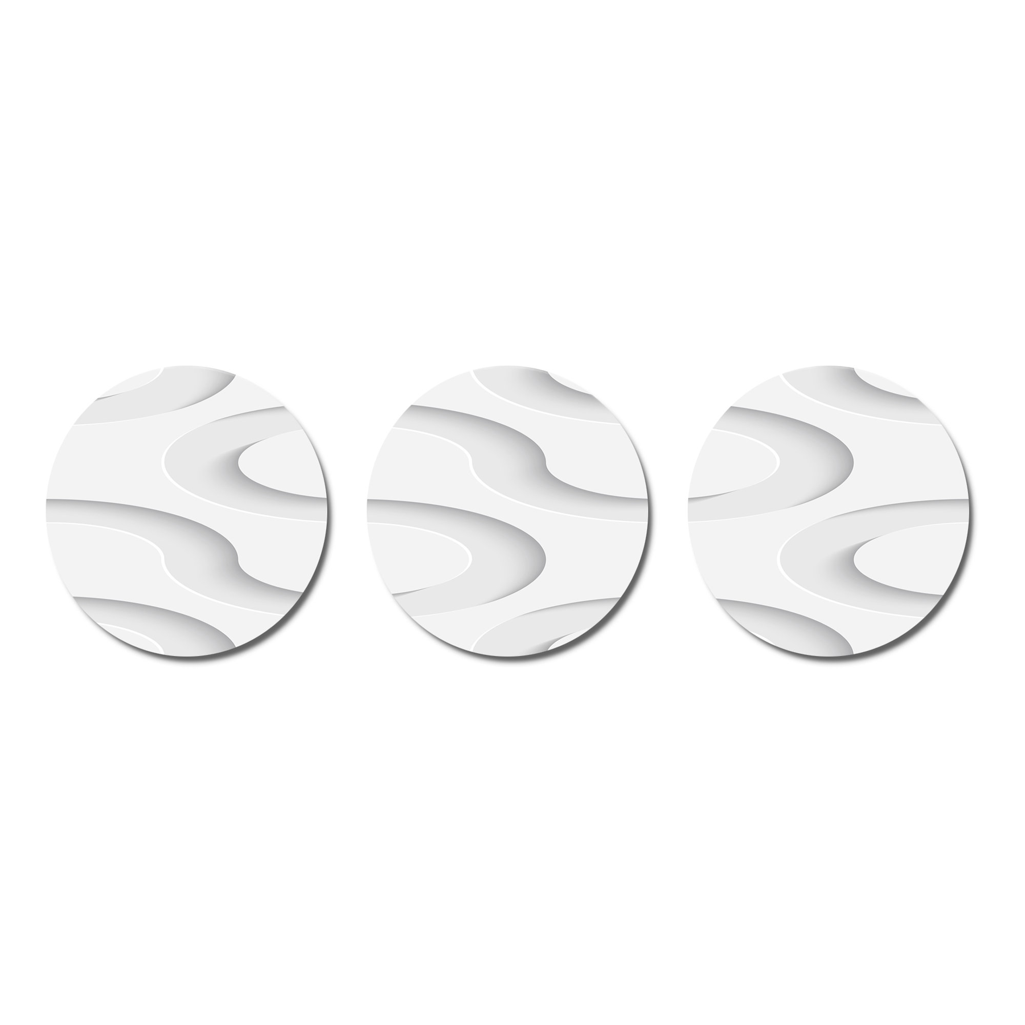 East Urban Home 3 Piece Wave Wall Décor Set | Wayfair