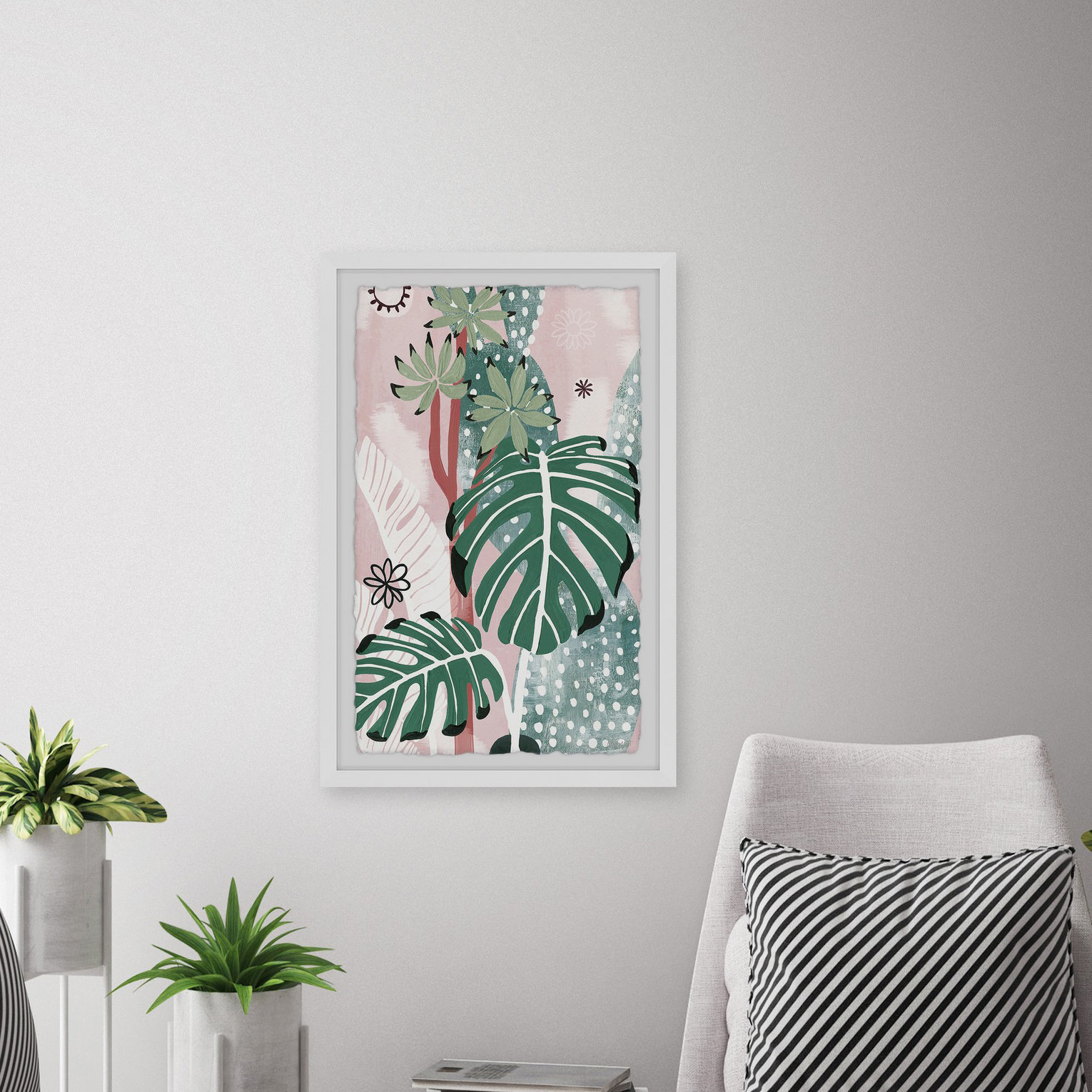Bay Isle Home Cultivated Plants - Picture Frame Painting | Wayfair