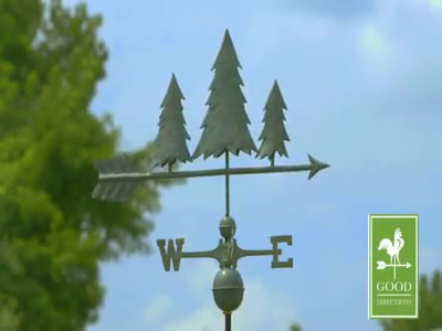 Good Directions Pine Trees Weathervane & Reviews | Wayfair