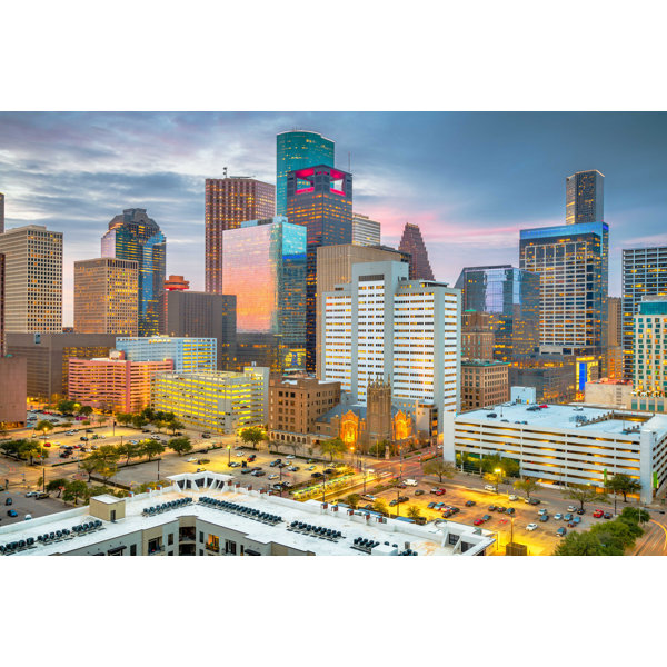 Ebern Designs Houston, Texas, USA - Wrapped Canvas Photograph | Wayfair