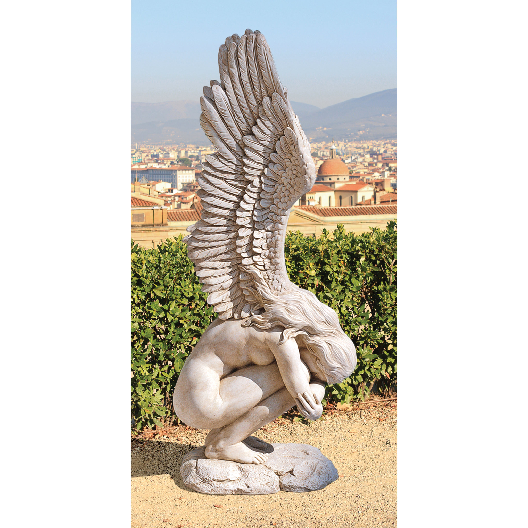 Design Toscano Remembrance and Redemption Angel Statue & Reviews | Wayfair