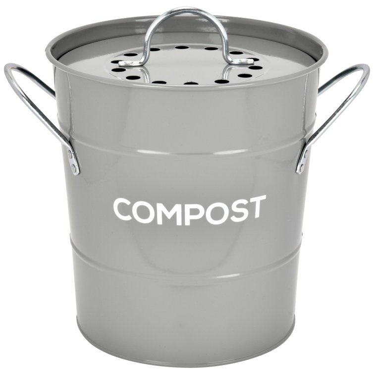 Spigo Steel 1 Gal. Kitchen Composter & Reviews | Wayfair