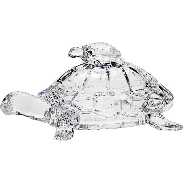 Godinger Silver Art Co Turtle Family Crystal Box | Wayfair