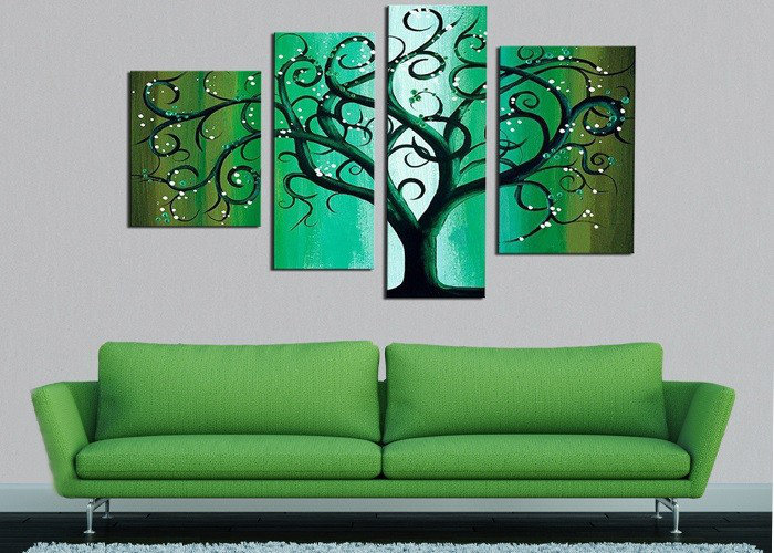 DesignArt 4 Piece Wrapped Canvas Painting | Wayfair
