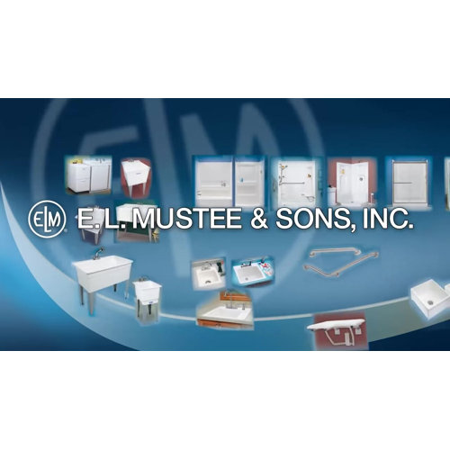 E.L. Mustee & Son Utilatub 20" x 24" Free Standing Laundry Sink ...