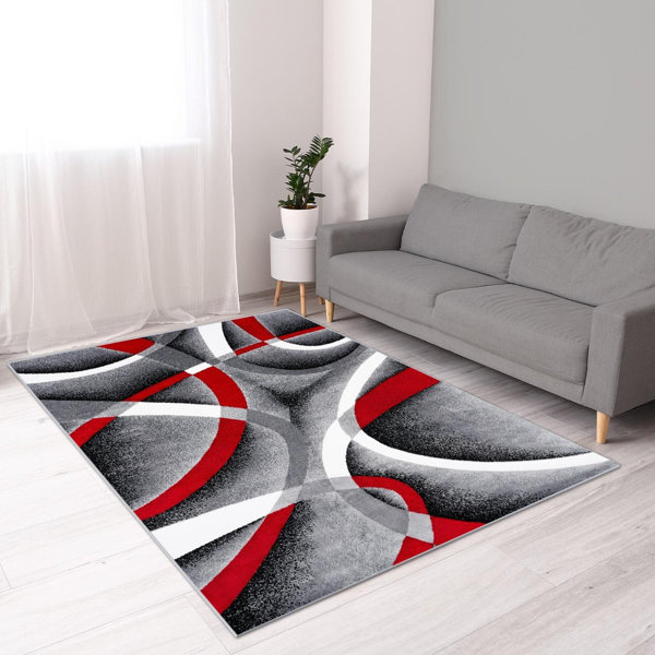 Red-black-rug | Wayfair
