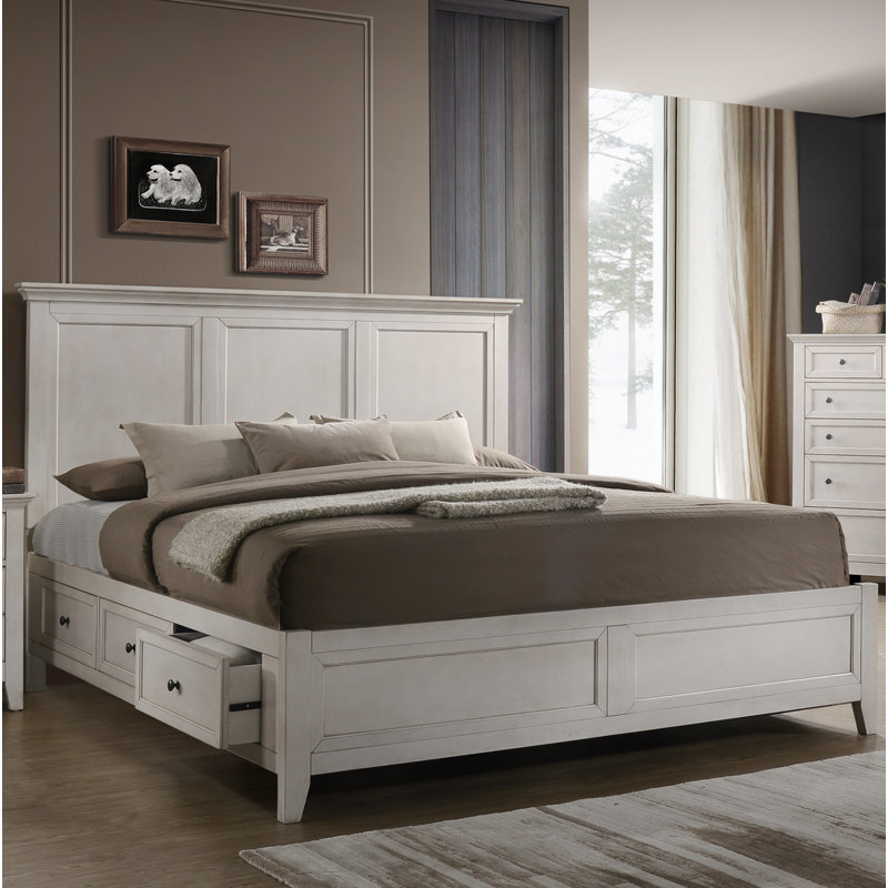 Imagio Home San Mateo Solid Wood Low Profile Storage Platform Bed | Wayfair