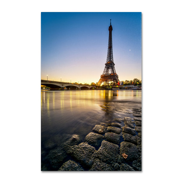 Trademark Art "Sunrise In Paris" by Mathieu Rivrin Photographic Print ...