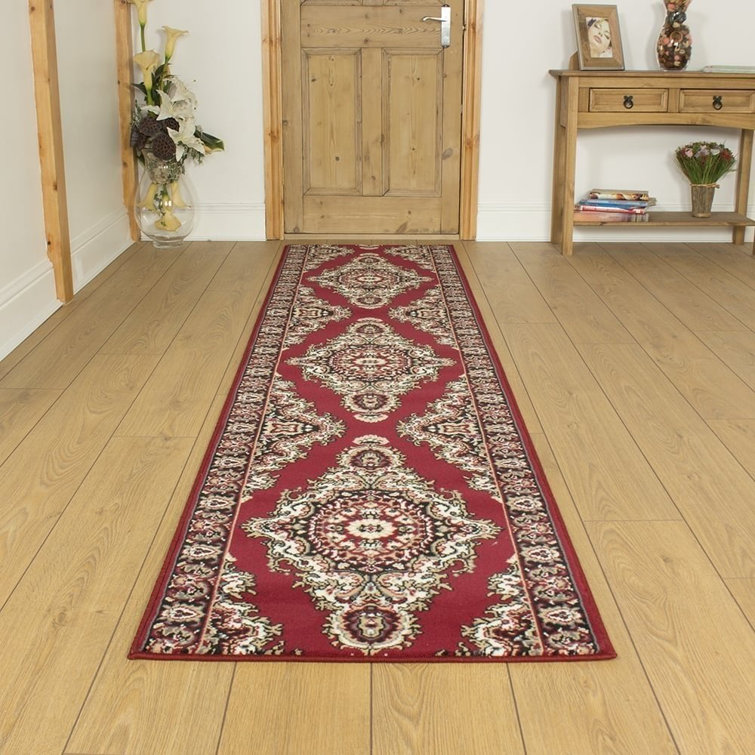 ClassicLiving Baronets Tufted Red Hallway Runner Rug & Reviews ...