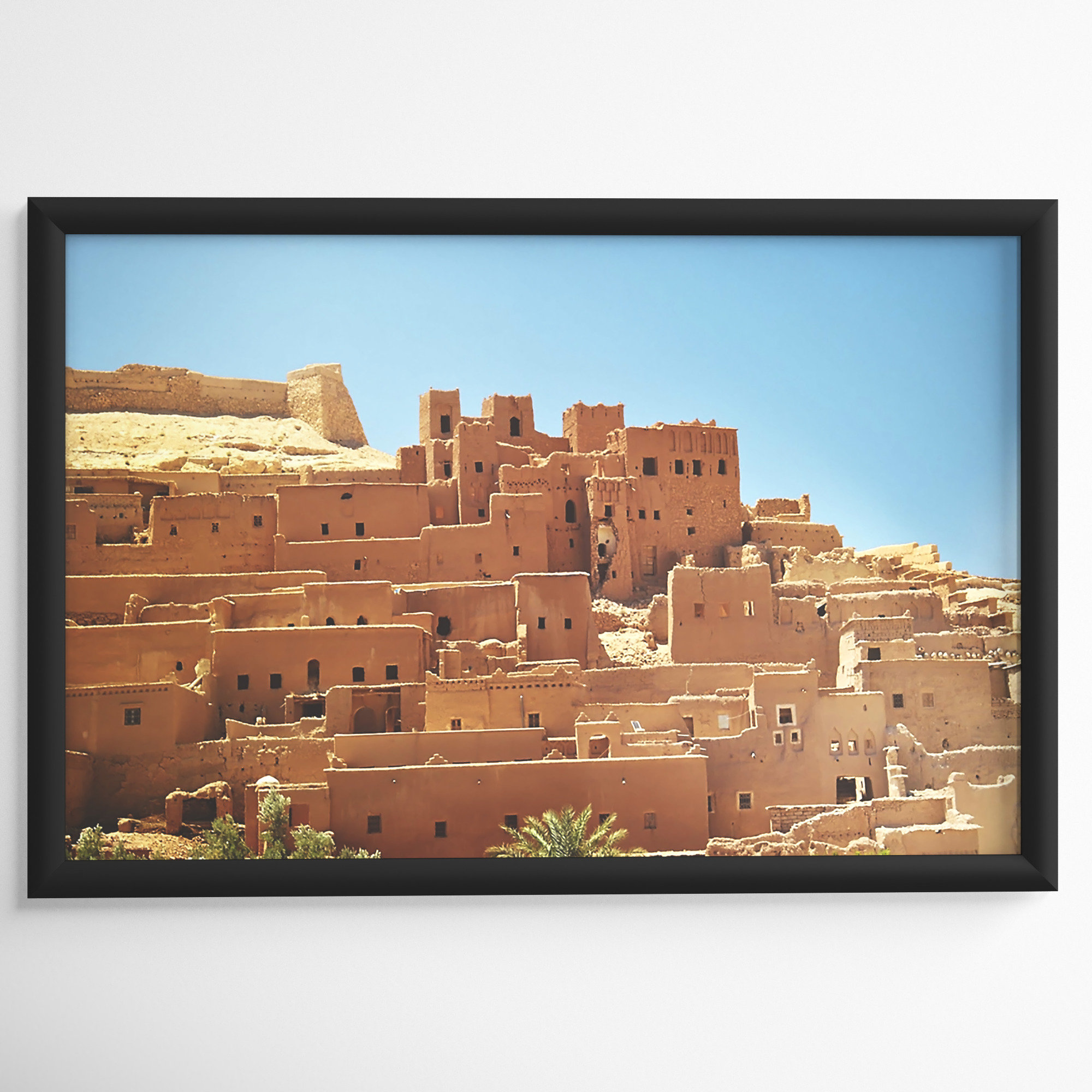Joss & Main Desert City - Picture Frame Photograph | Wayfair