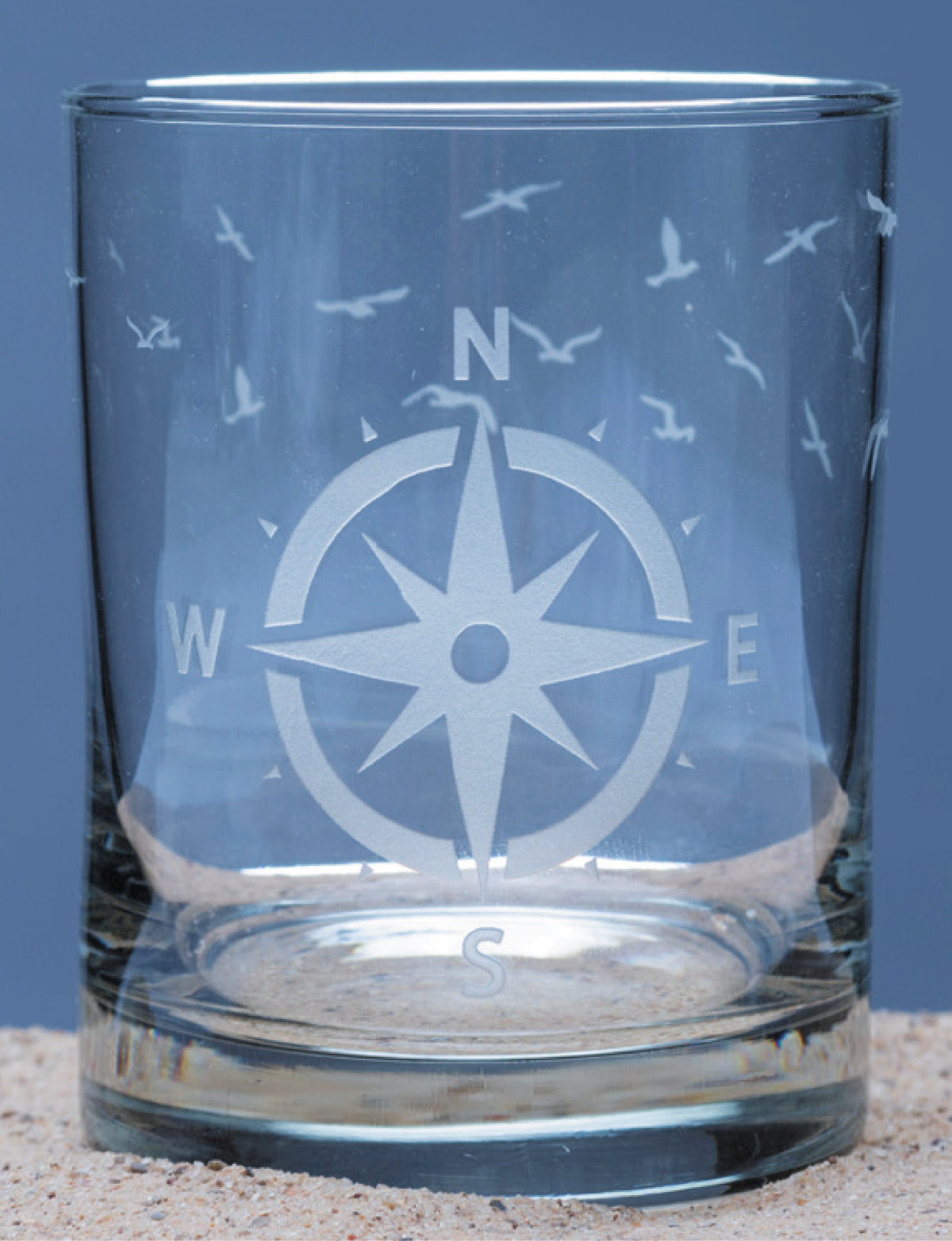 Breakwater Bay Ackerman Compass Whiskey Glass | Wayfair