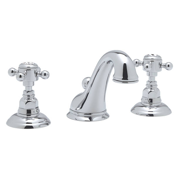 Rohl Viaggio Widespread Bathroom Faucet with Drain Assembly & Reviews ...