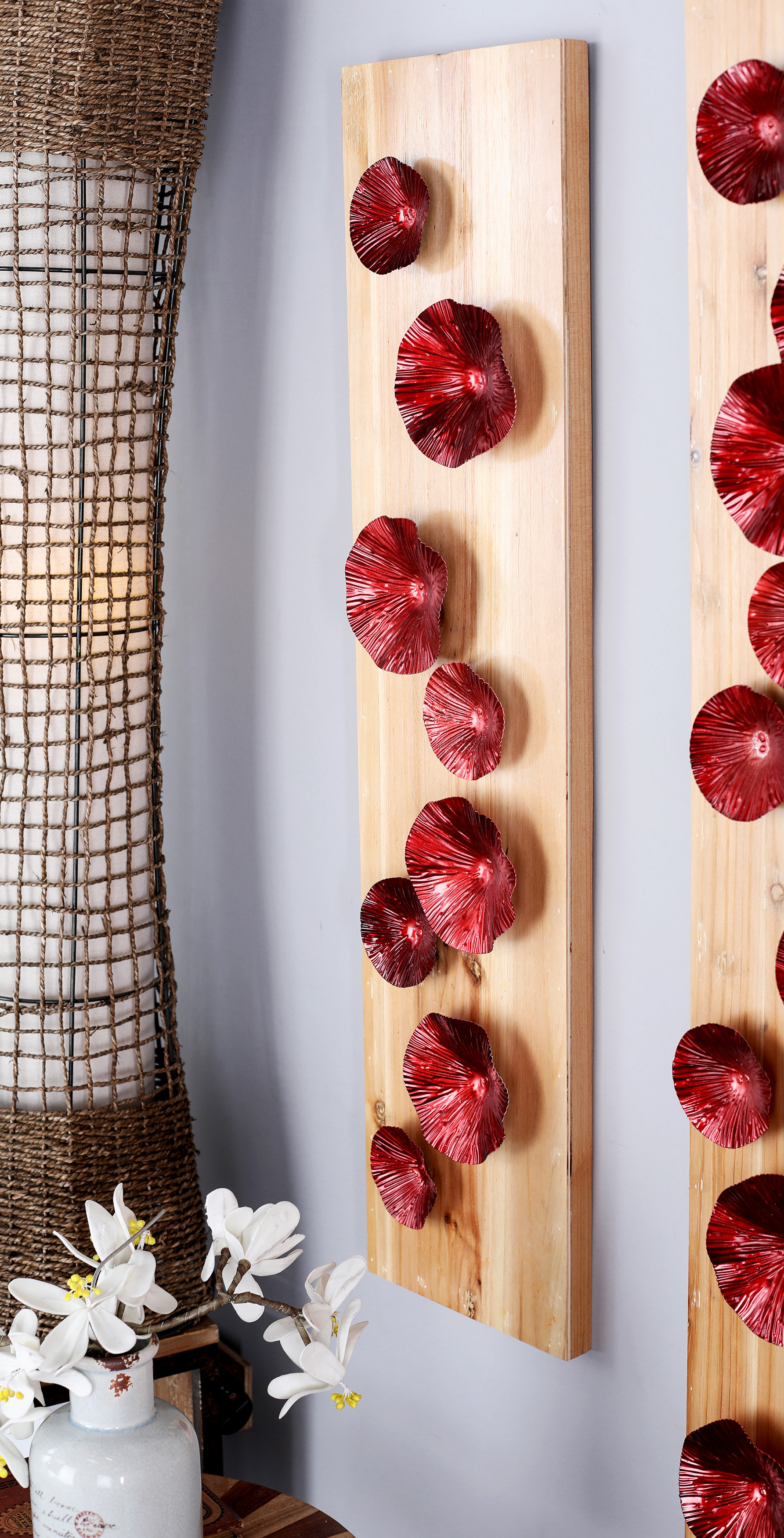 Dakota FieldsNatural Flowers Rectangular Wall Décor & Reviews | Wayfair