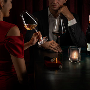 Orren Ellis Desire Robust Red Wine Glasses - Set Of 2 (700 Ml / 24 Fl ...