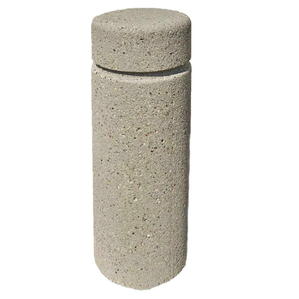Loon Peak® Round Concrete Bollard W/reveal Line - 30" | Wayfair