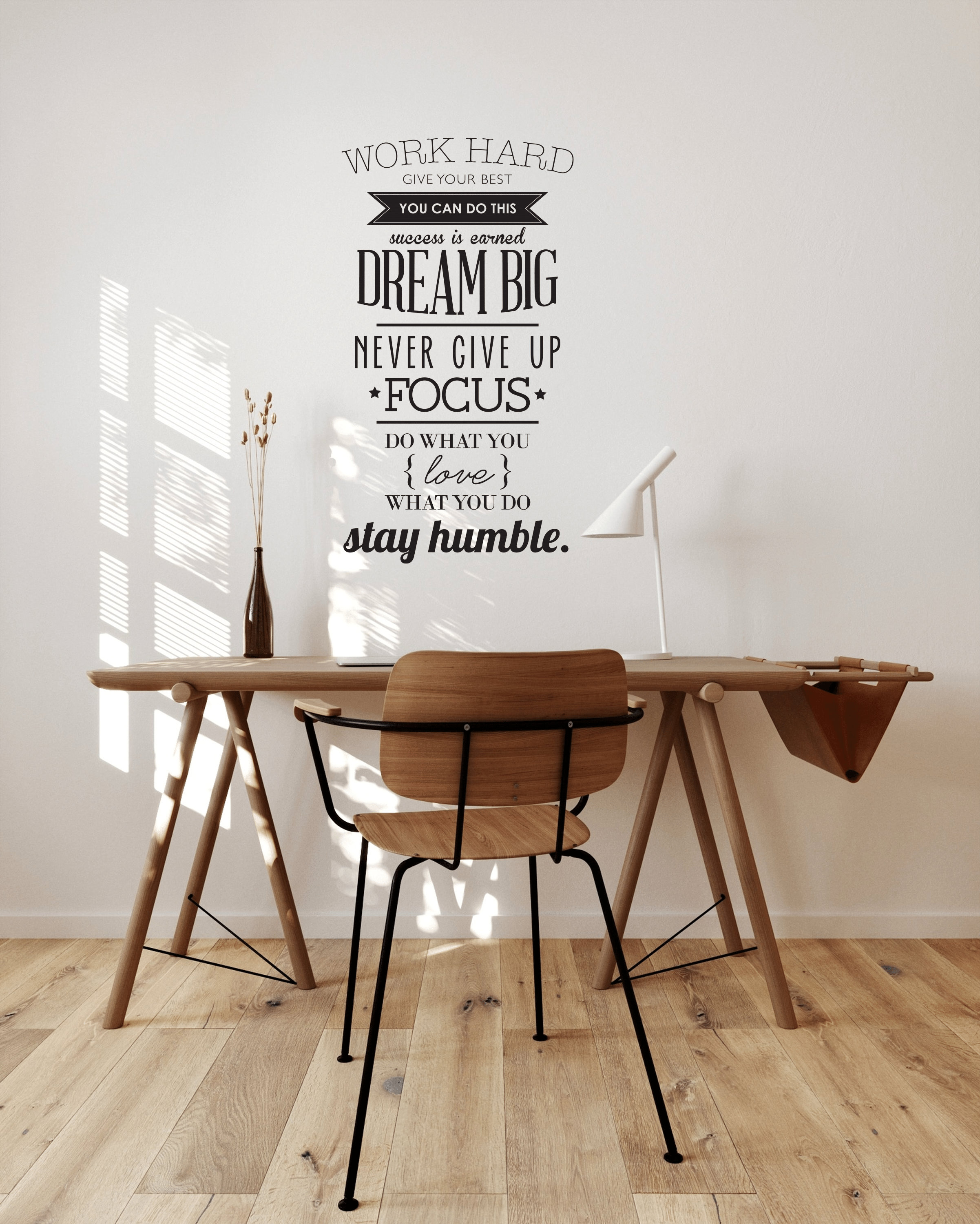 Urban Walls Work Hard Wall Decal & Reviews | Wayfair