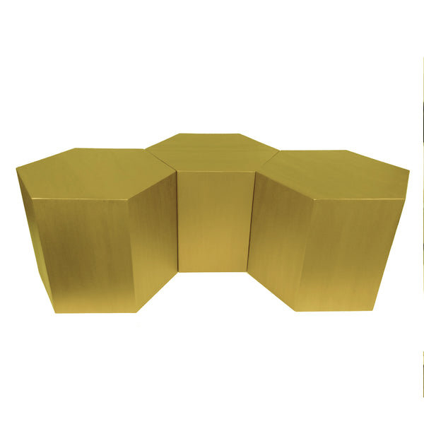 Hammers and Heels Solid Wood Block Coffee Table | Wayfair