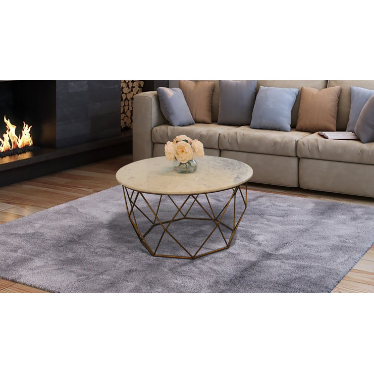 Everly Quinn Sierra Round Cocktail Table - Wayfair Canada