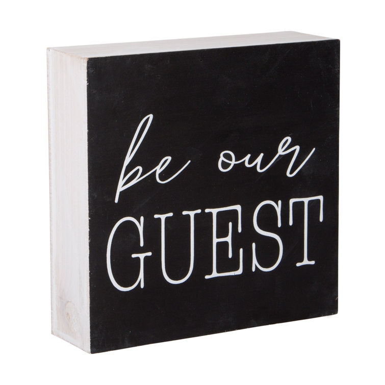 Trinx 6X6 Be Guest Block | Wayfair