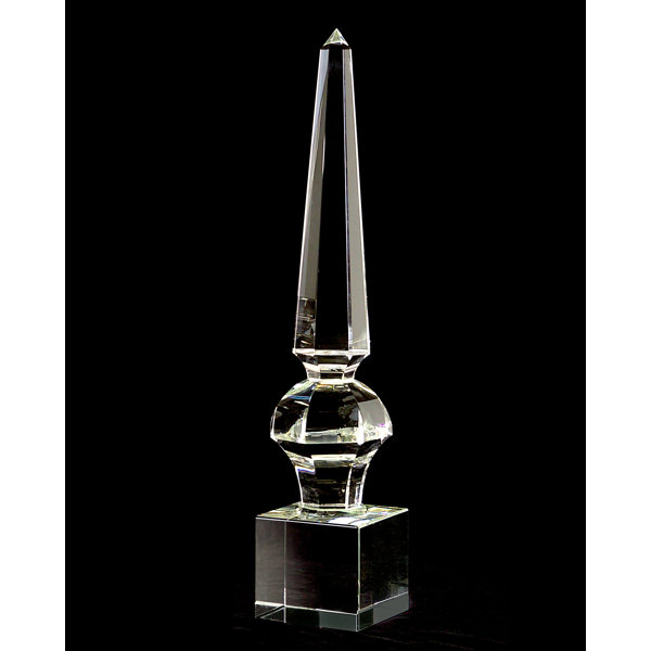 John-Richard Lead Crystal Obelisk Sculpture - Wayfair Canada