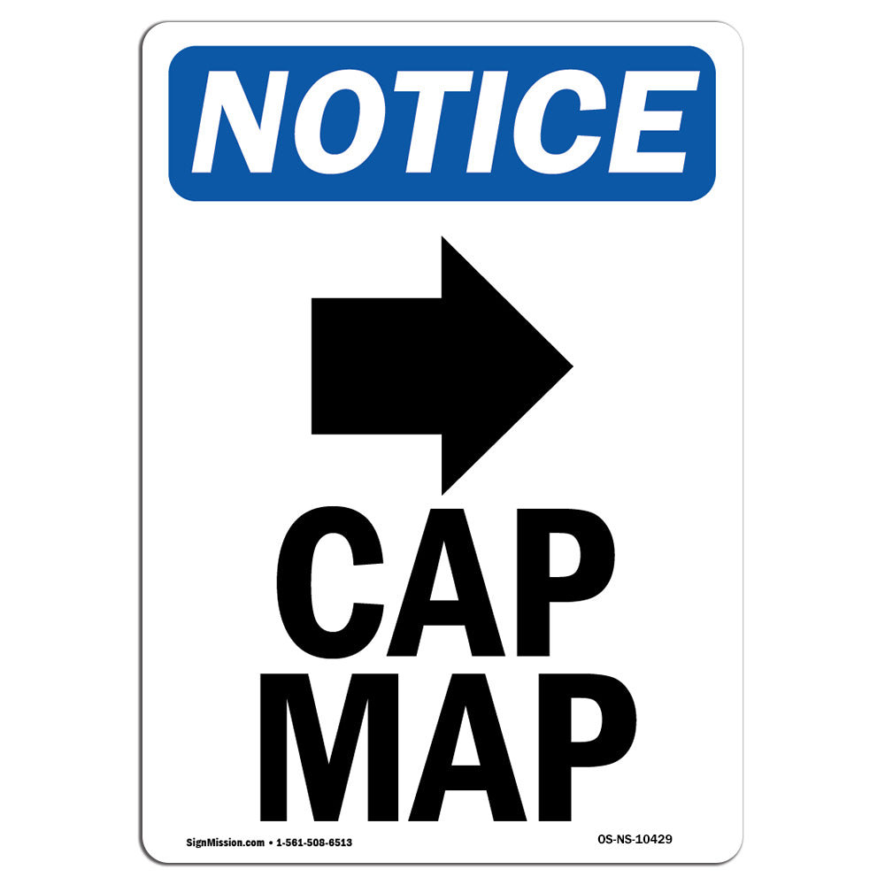 SignMission Osha Notice - Cap Mag [Right Arrow] Sign With Symbol | Wayfair