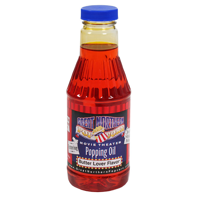 Great Northern Popcorn Premium Butter Popping Oil Pint Flavored Popcorn ...