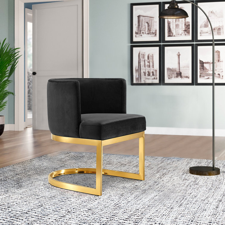 Mercer41 Cadwallader 25'' Wide Velvet Barrel Chair & Reviews | Wayfair.ca