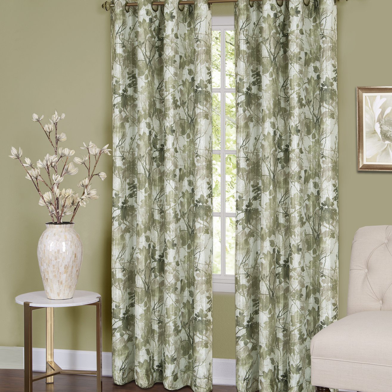 August Grove® Castlewood Polyester Blackout Curtain Panel & Reviews ...