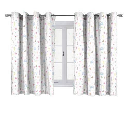 Disney Princess 'Cut Paper' Eyelet Window Curtains - 2 Panels | Wayfair ...