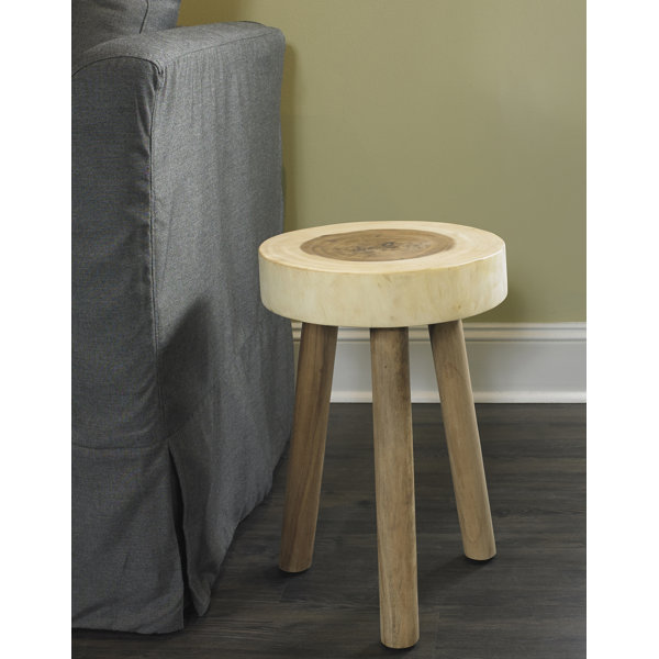 Foundry Select Solid Wood Accent Stool | Wayfair